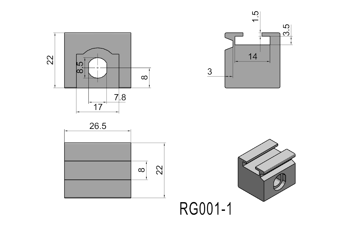 RG001-1 – 宁波卡威五金科技-专业塑料拉手/搭扣/铰链制造商